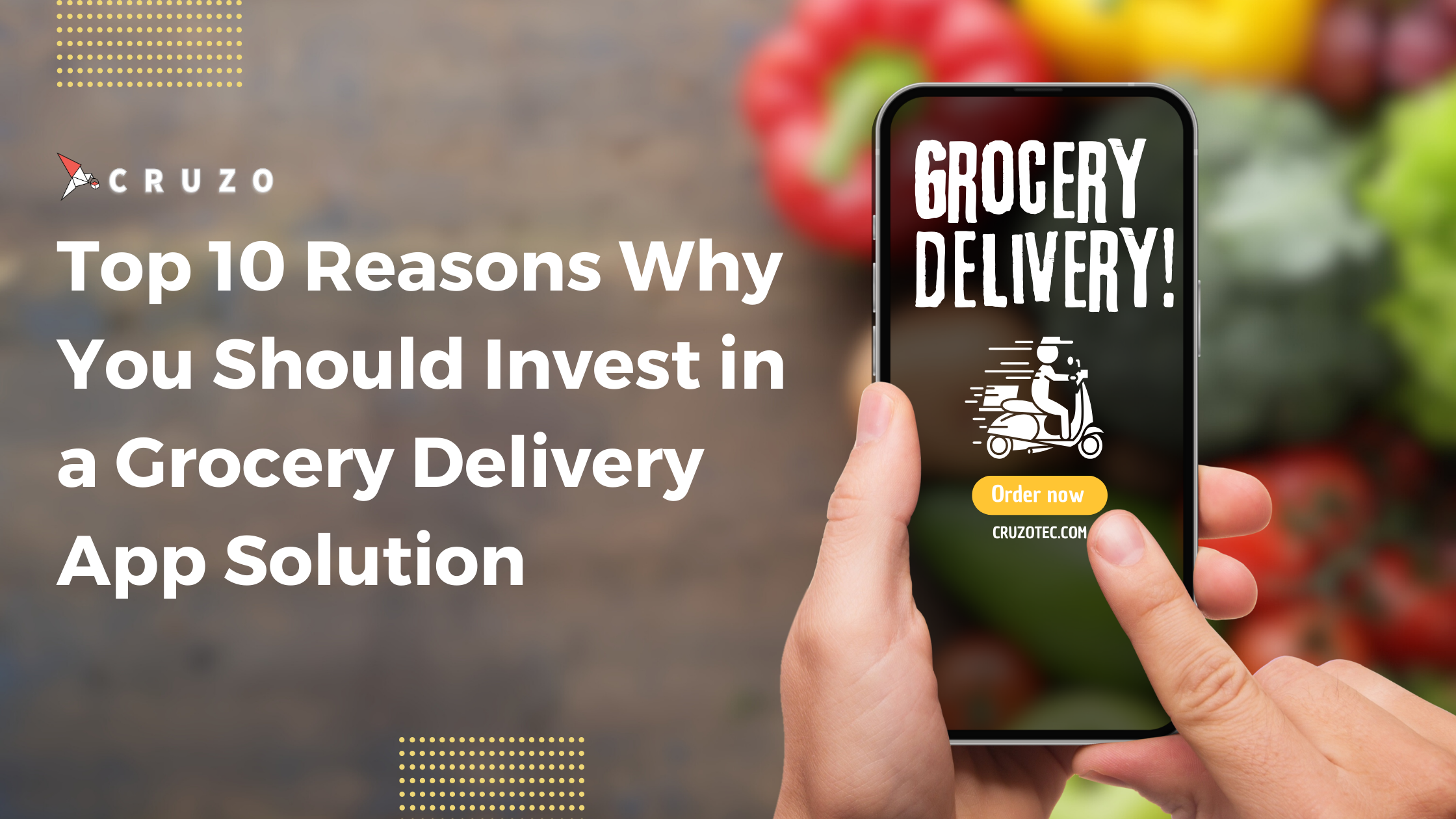 Top 10 Reasons to Invest in a Grocery Delivery App Solution